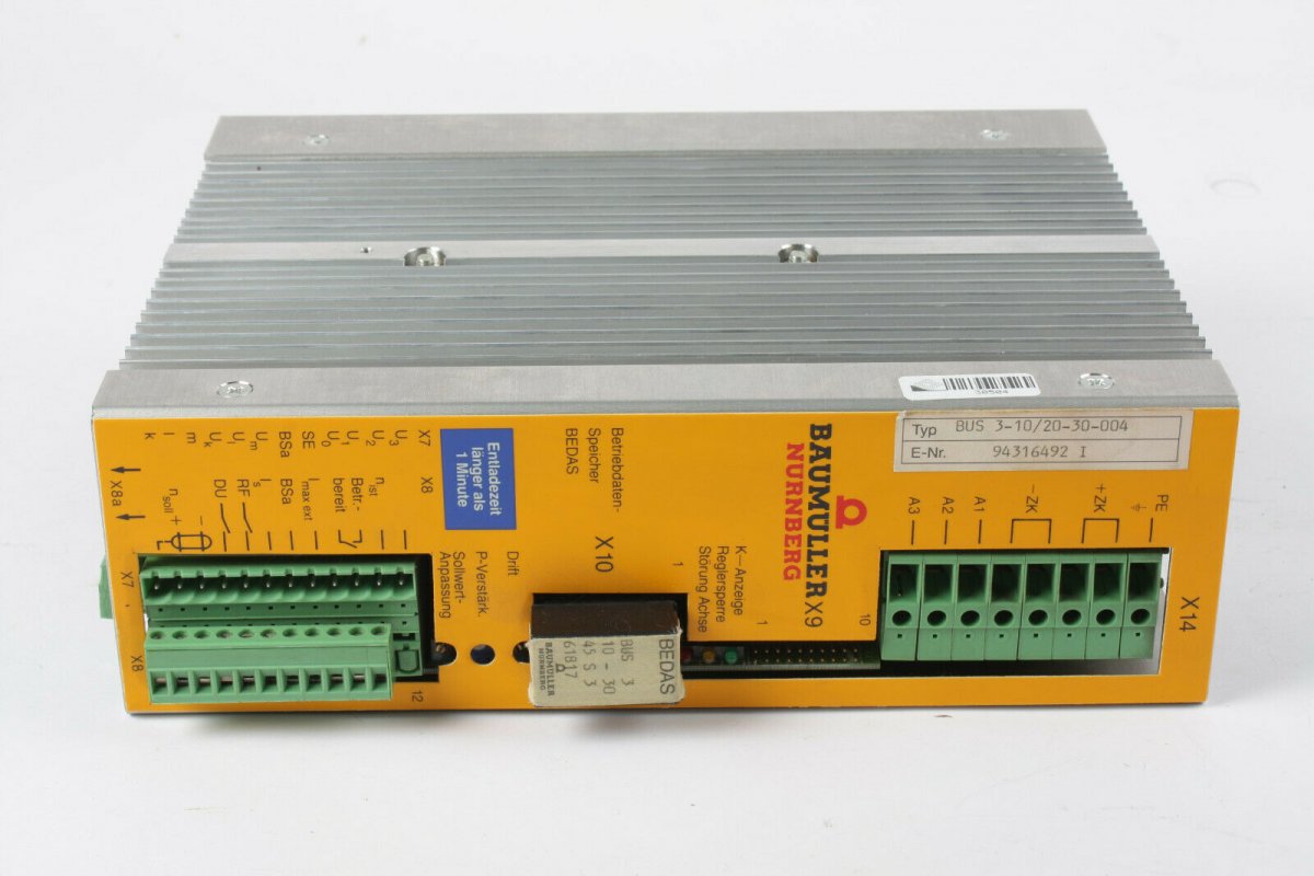 Baumüller AC Servo Controller BUS 3-10/20-30-004 #used, 575,63