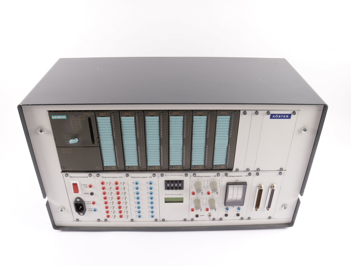 KÖSTER SPS-300 Siemens SIMATIC S7 Schulungsrack 2GA 4735-3L #used, 503,36