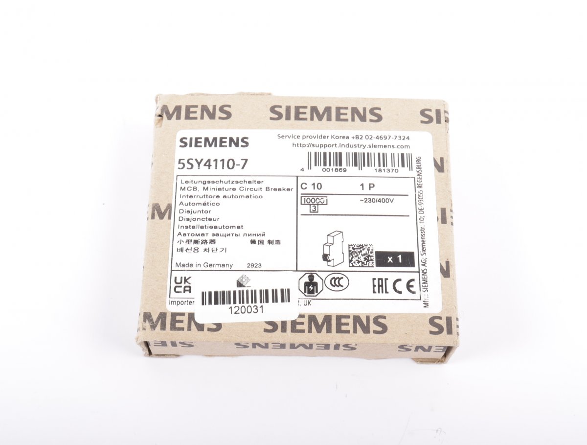 Siemens Leistungsschutzschalter 5SY4110-7 #new open box, 10,08