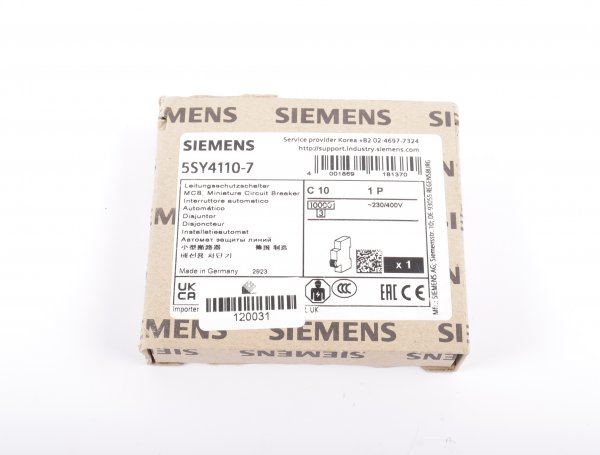Siemens Leistungsschutzschalter 5SY4110-7 #new open box, 10,08