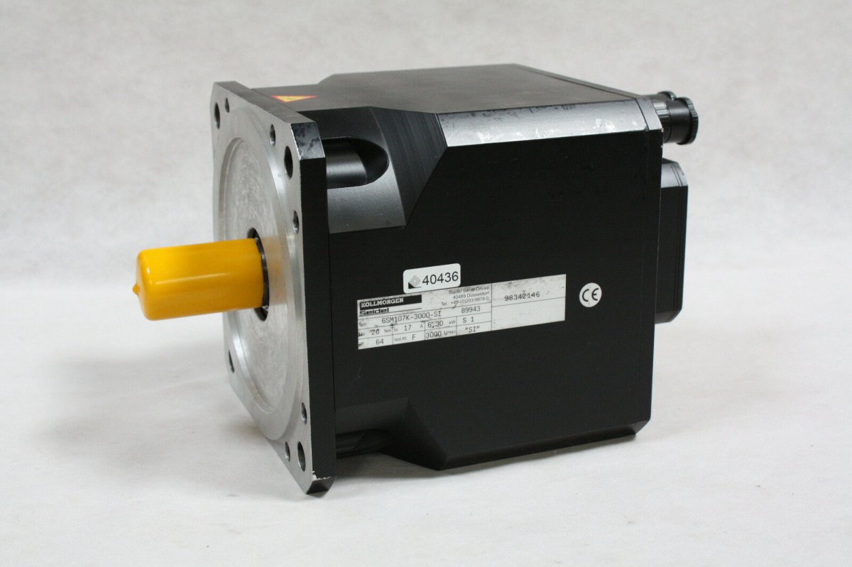 Kollmorgen SEIDEL Servodrive Servomotor 6SM107K-3000-SI 89943 !! TOP ...