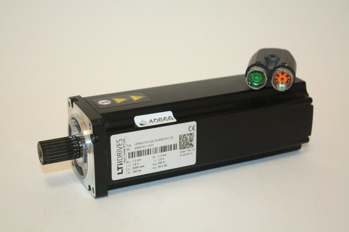 LTi Drives Servomotor LSP06-015-320-30-BOR1PY170 Servo Motor #used, 461 ...