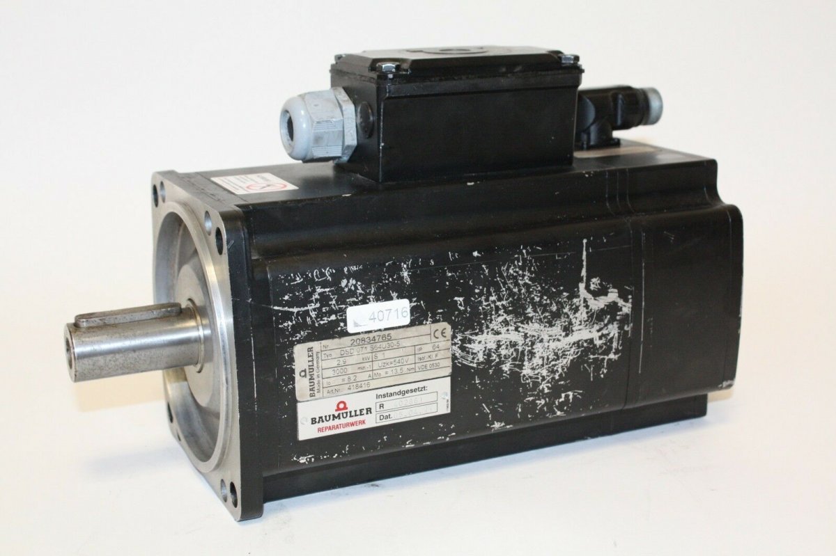 Baumüller Servomotor DSD 071 S64U30-5 Geber EQN 1325 #used, 839,50