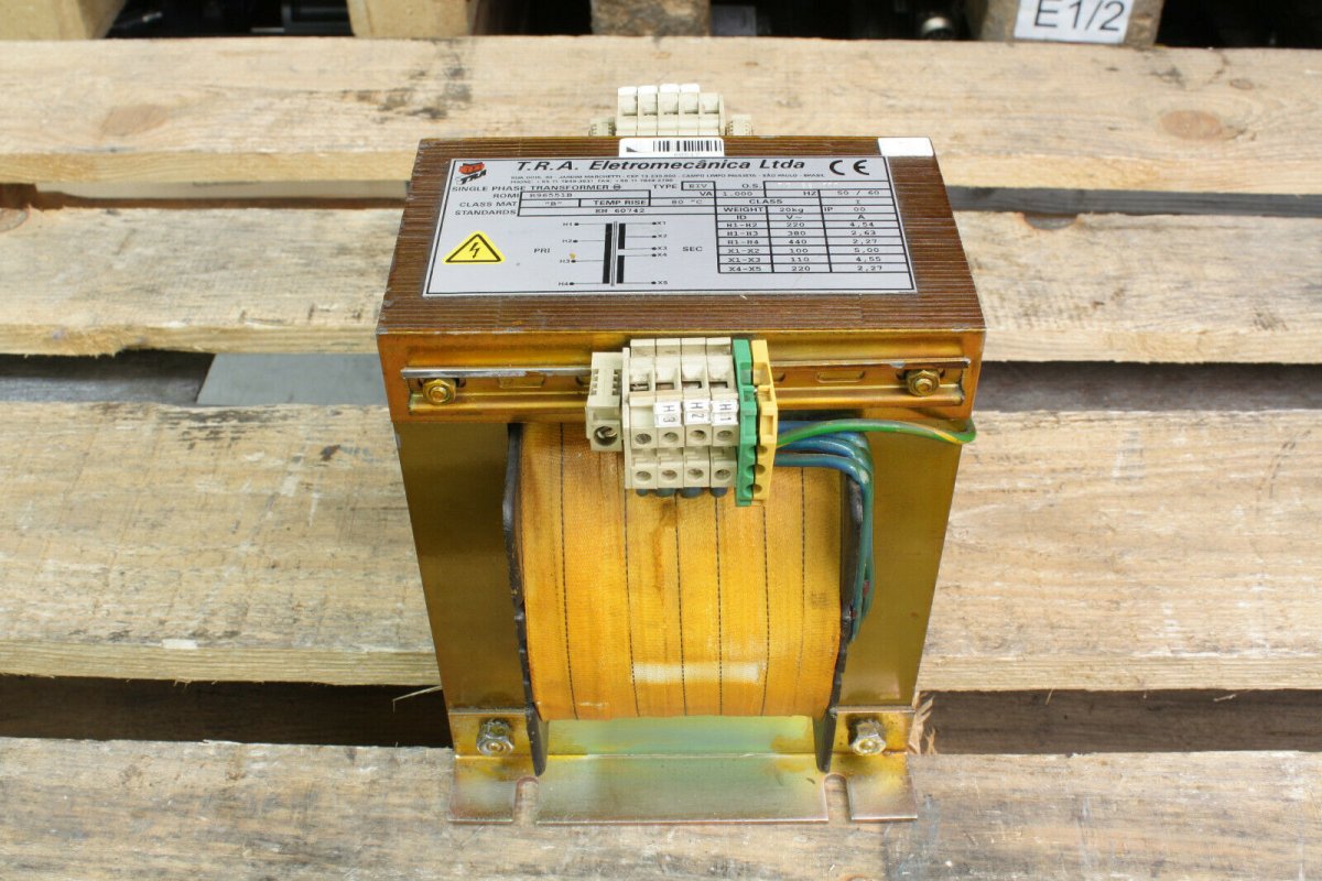 T.R.A. Type EIV R96551B Eletromecanica Trafo Transformator #used, 189,00