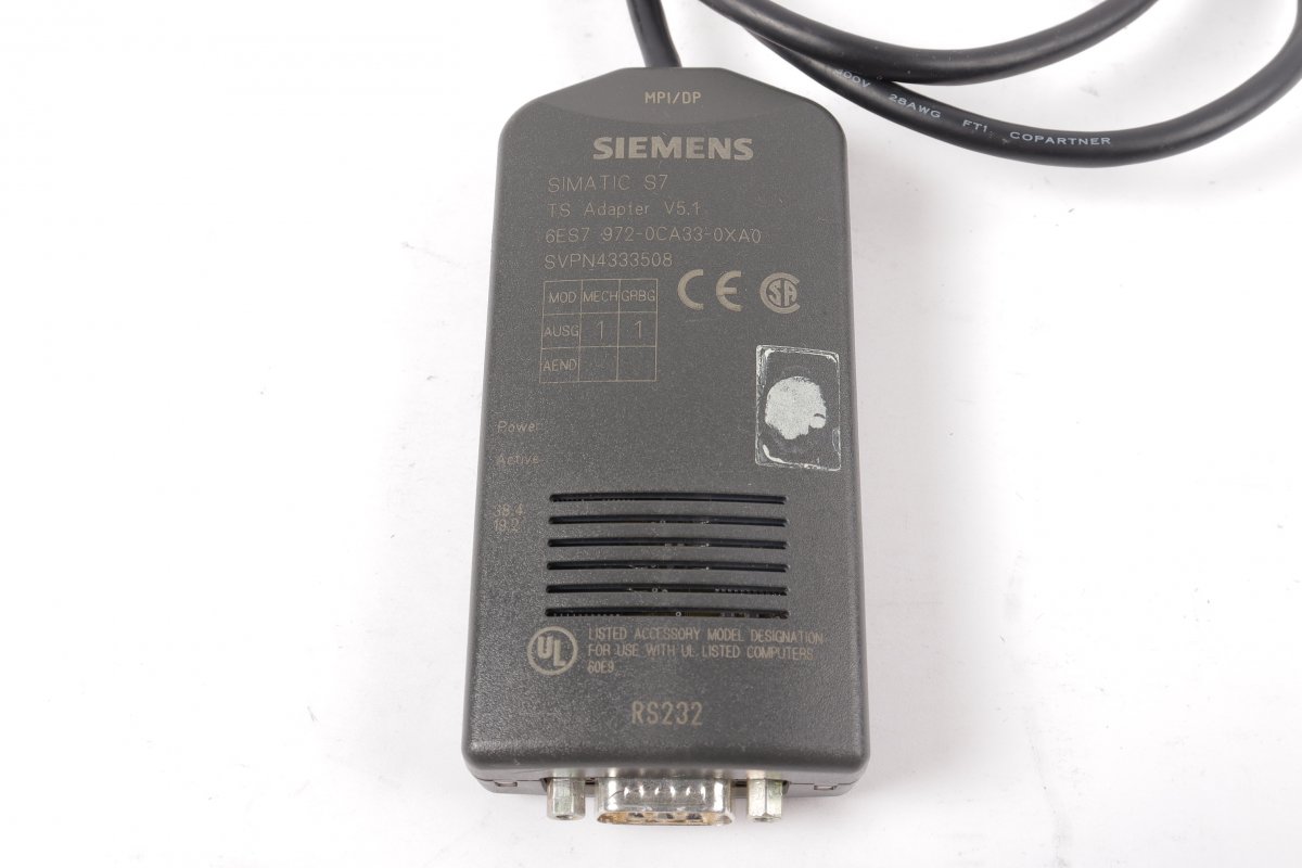 SIEMENS Simatic S7 TS Adapter V5.1 6ES7972-0CA33-0XA0 gebraucht, 38,66